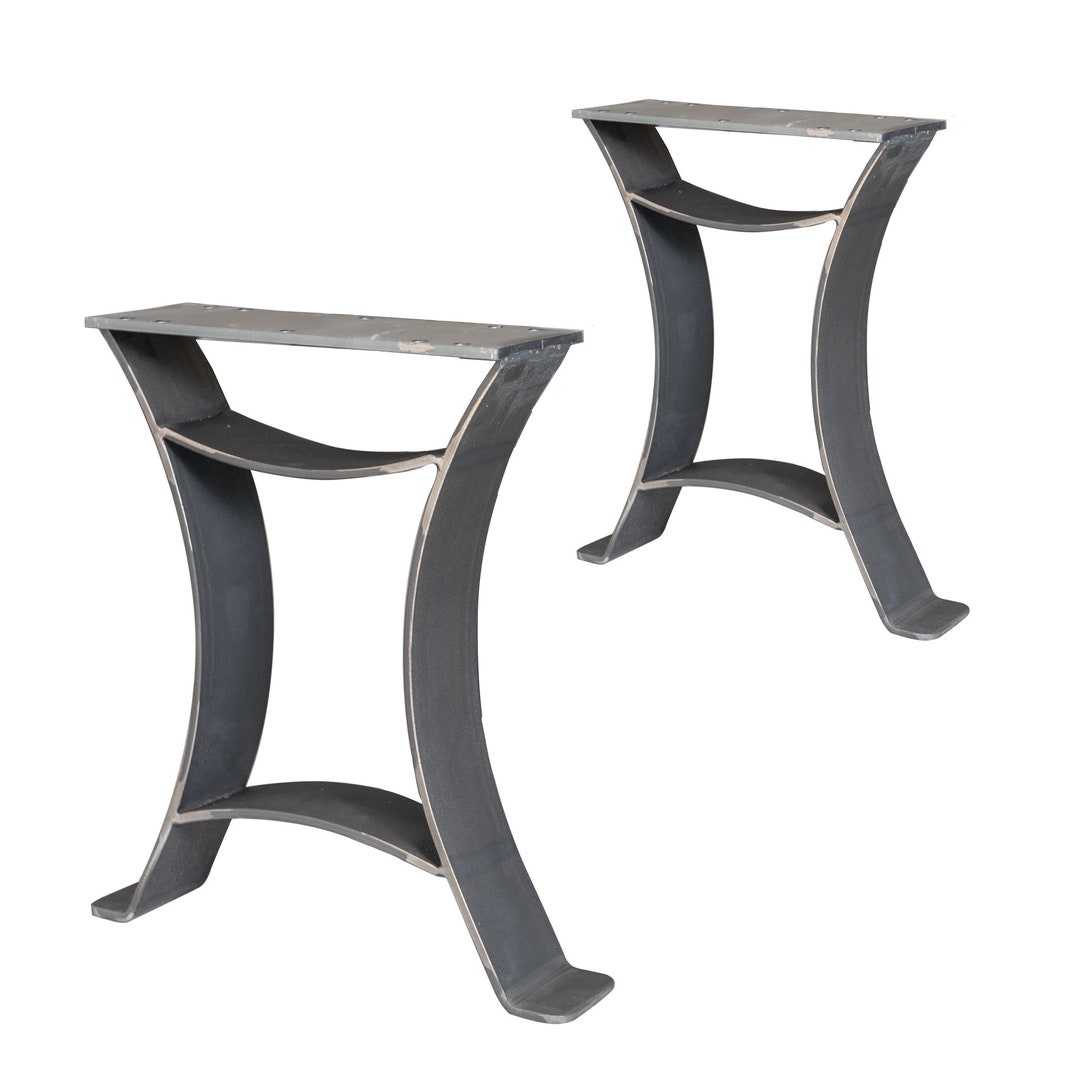 Modern Metal Base for Benches | Steel Bench Base for Seat | Handwelded ...