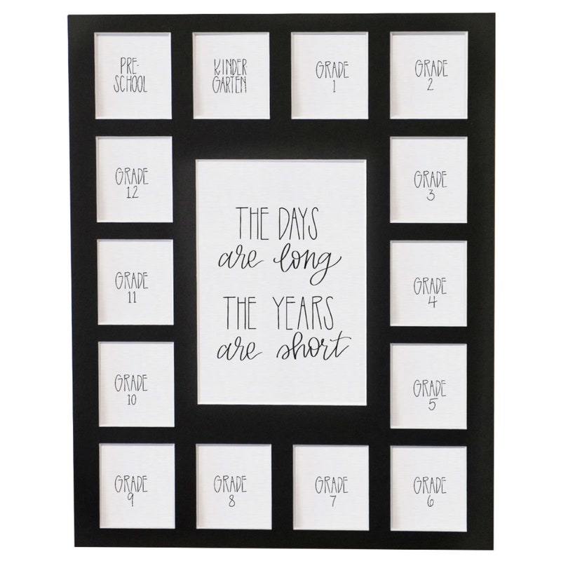 School Years Photo Frame - Etsy