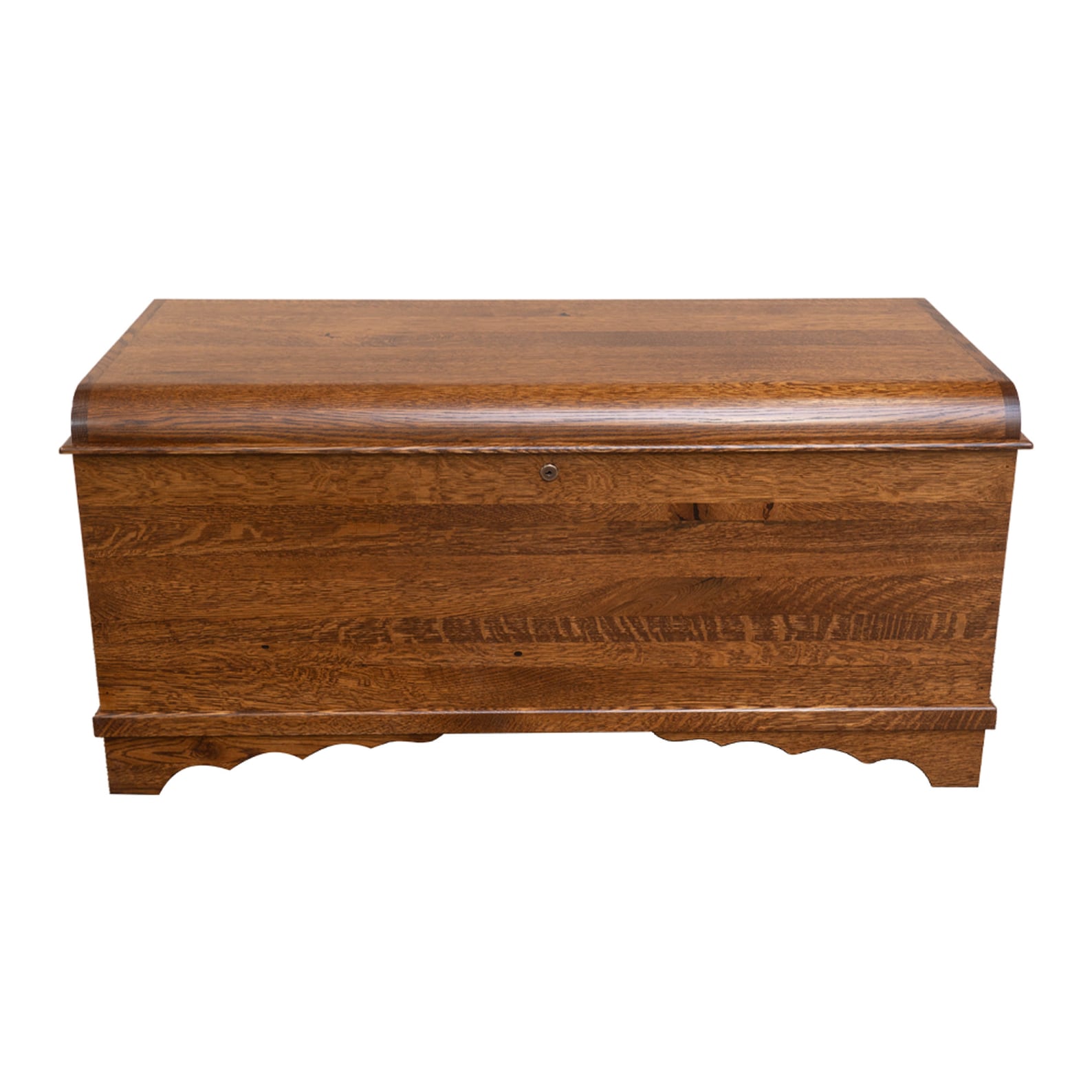 Engraved Amish Cedar Hope Chest | Solid Wood Waterfall Trunk - Etsy