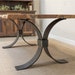 Modern Metal Base for Dining Tables | Steel Dining Table Base ...