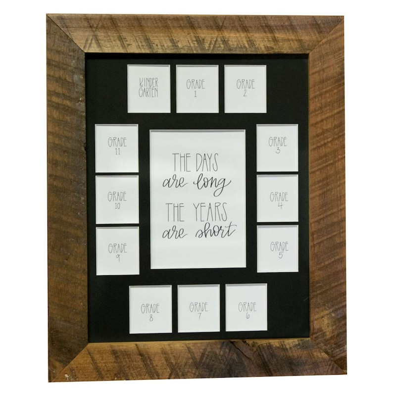 11x14 School Picture Frame Black 13 Opening Mat Days Are - Etsy