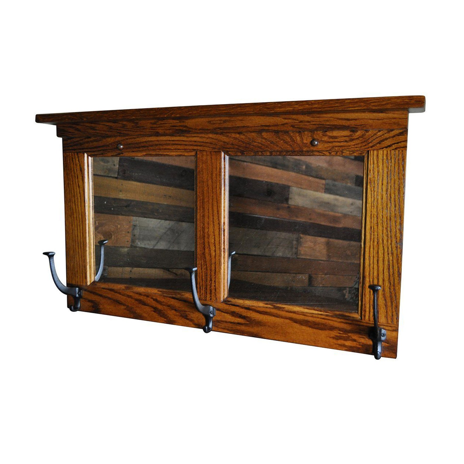 Mission Mirror Coat Rack Choose Color and Size | Entryway Mission Style ...