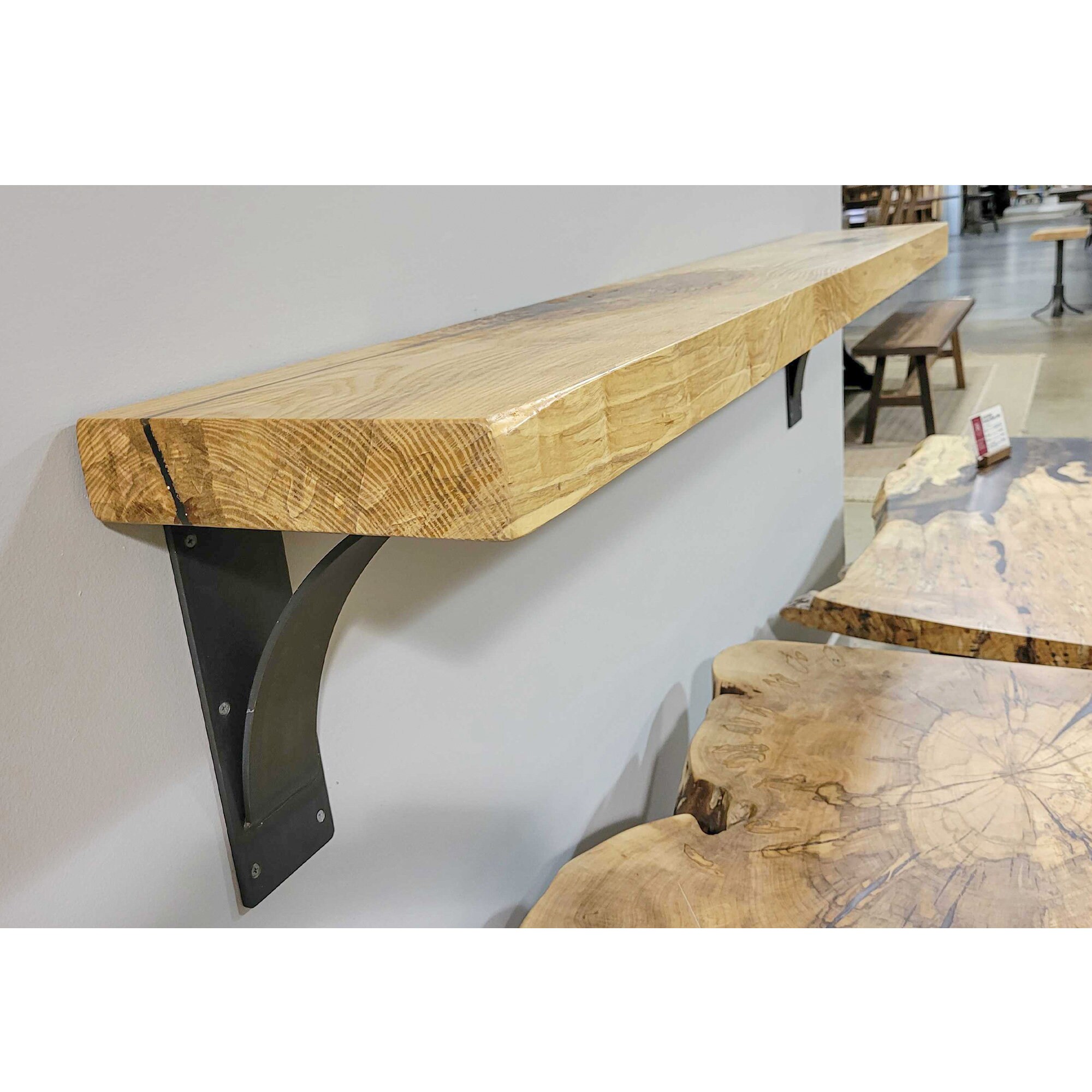 6 FT Solid Wood Fireplace Mantel Ash Mantel Beam Rustic - Etsy Canada