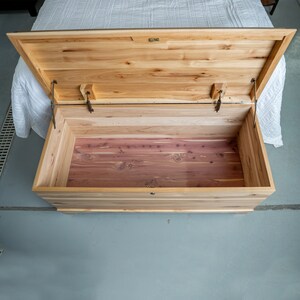 Engraved Amish Waterfall Cedar Chest | Custom Cedar Hope Chest | Solid ...