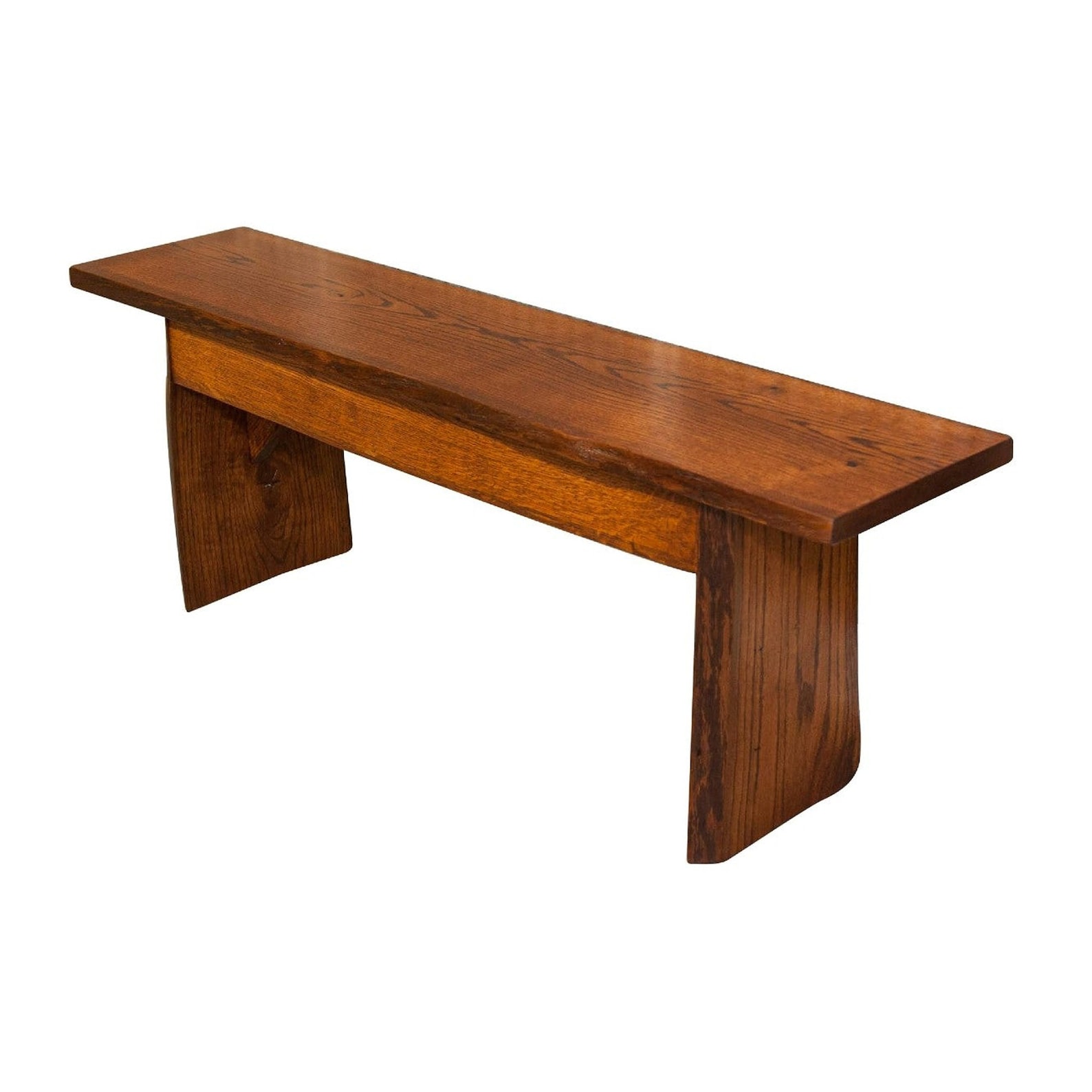 Oak Live Edge Bench Live Edge Wood Dining Bench Rustic - Etsy