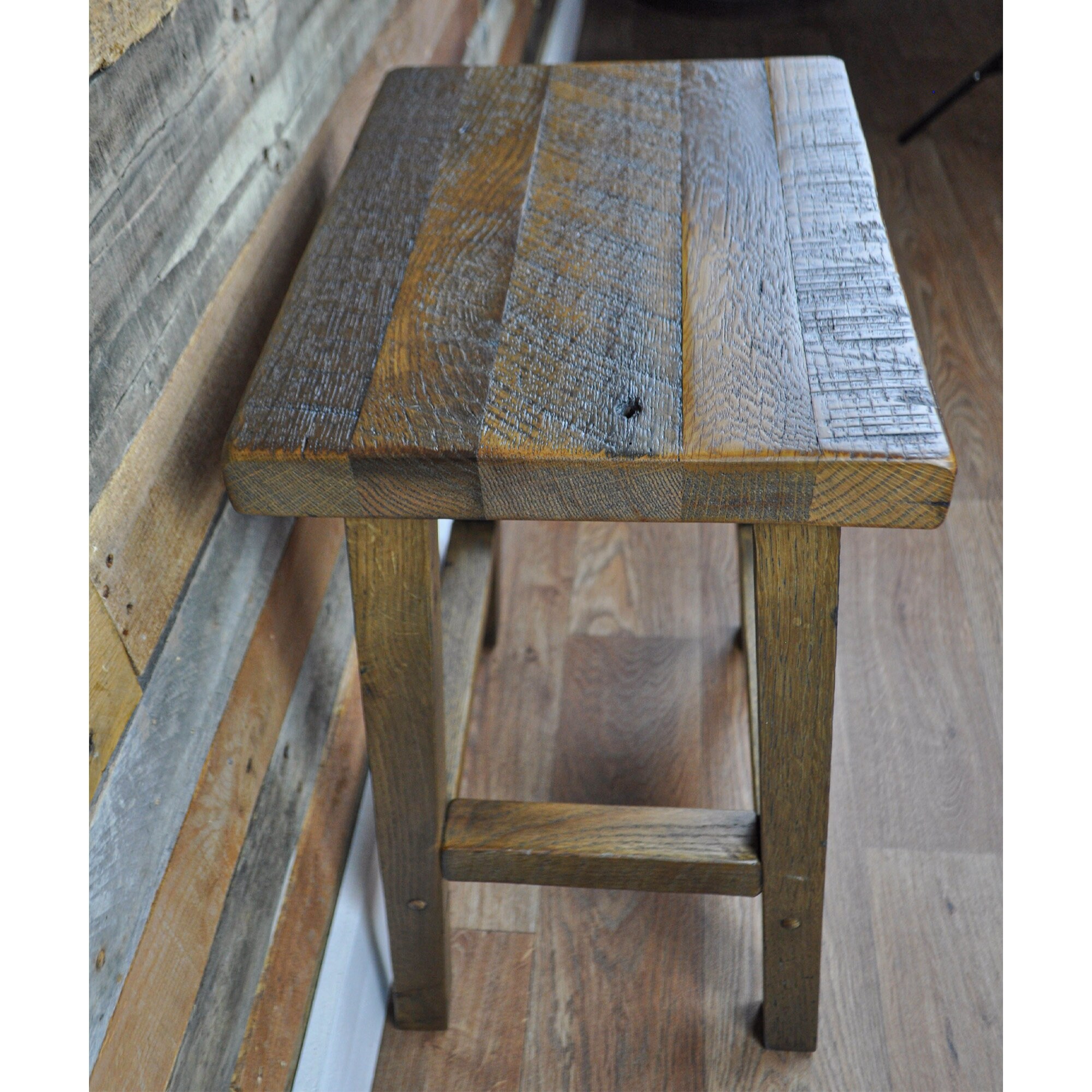 Barnwood Bar Stools Counter Height 24 Reclaimed Wood - Etsy
