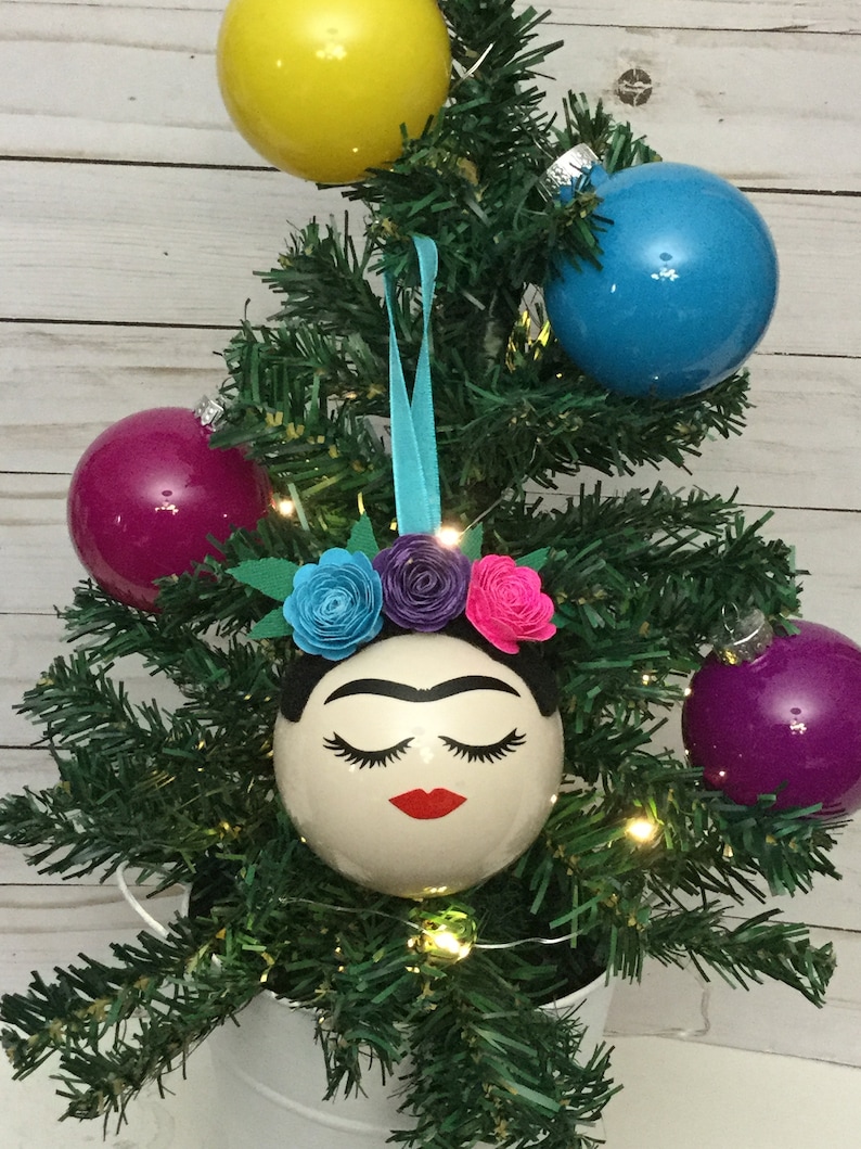 Frida Kahlo Christmas Ornaments, Frida Kahlo Christmas Ornament ...
