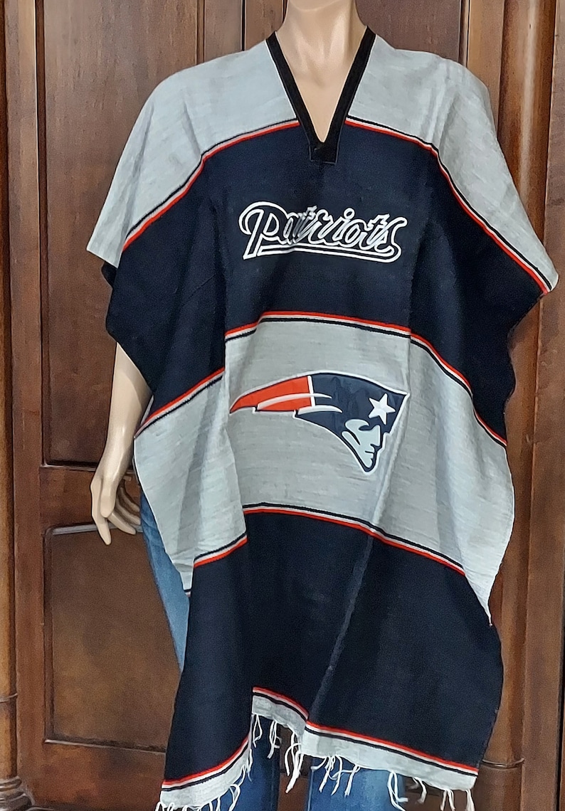 Sport Poncho Sarape Zarape, Serape Football Poncho Nation Super Fan ...