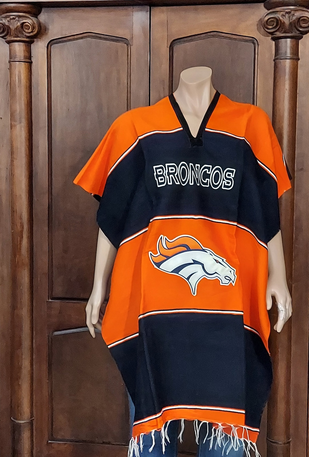 Sport Poncho Sarape Zarape, Serape Football Poncho Nation Super Fan ...