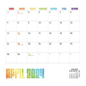 Customizable Canva Template for a 12x12 2024 Calendar With Major US ...