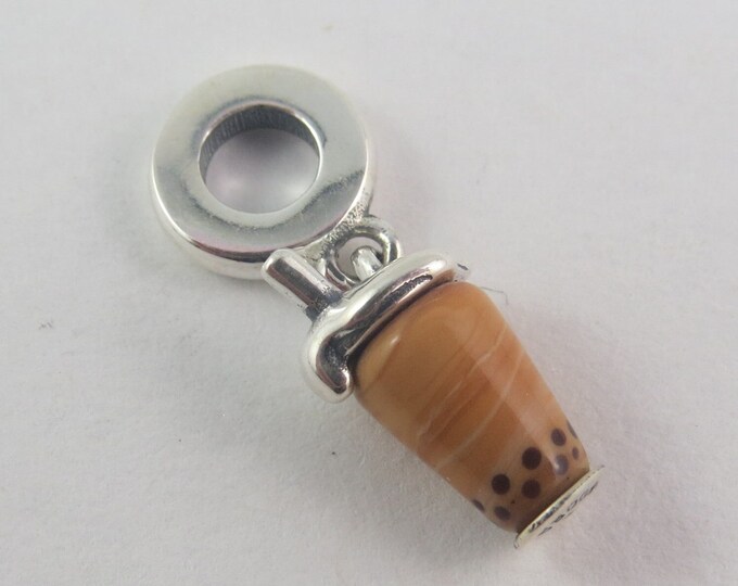 Pandora Tea Charm Bubble Tea Charm Drink Charm Gifts for Her Birthday ...