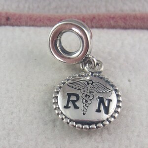 Pandora Nurse Charm Registered Nurse Charm RN Charm Gifts for Her ...