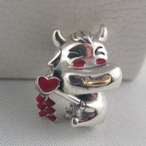 Pandora Ox Charm Cute Ox Charm Animal Charm Good Luck Charm Gifts for Her Birthday Gift Anniversary Gift Wedding Gift Christmas Gift Etsy Denmark