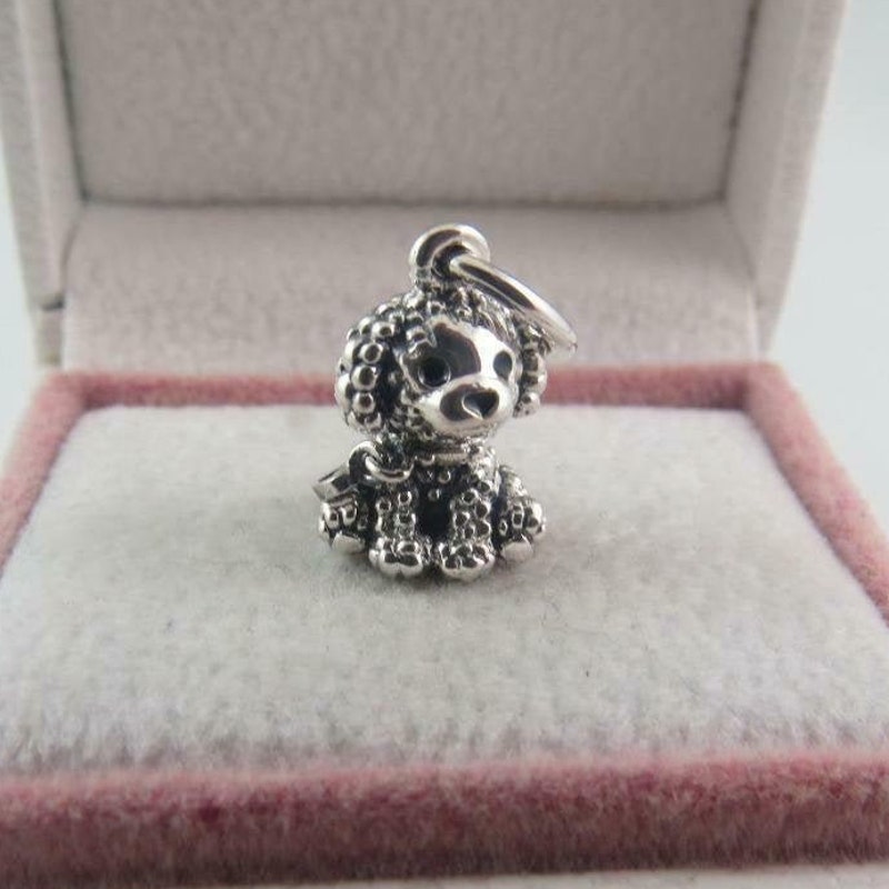 Silver Poodle Charm - Etsy