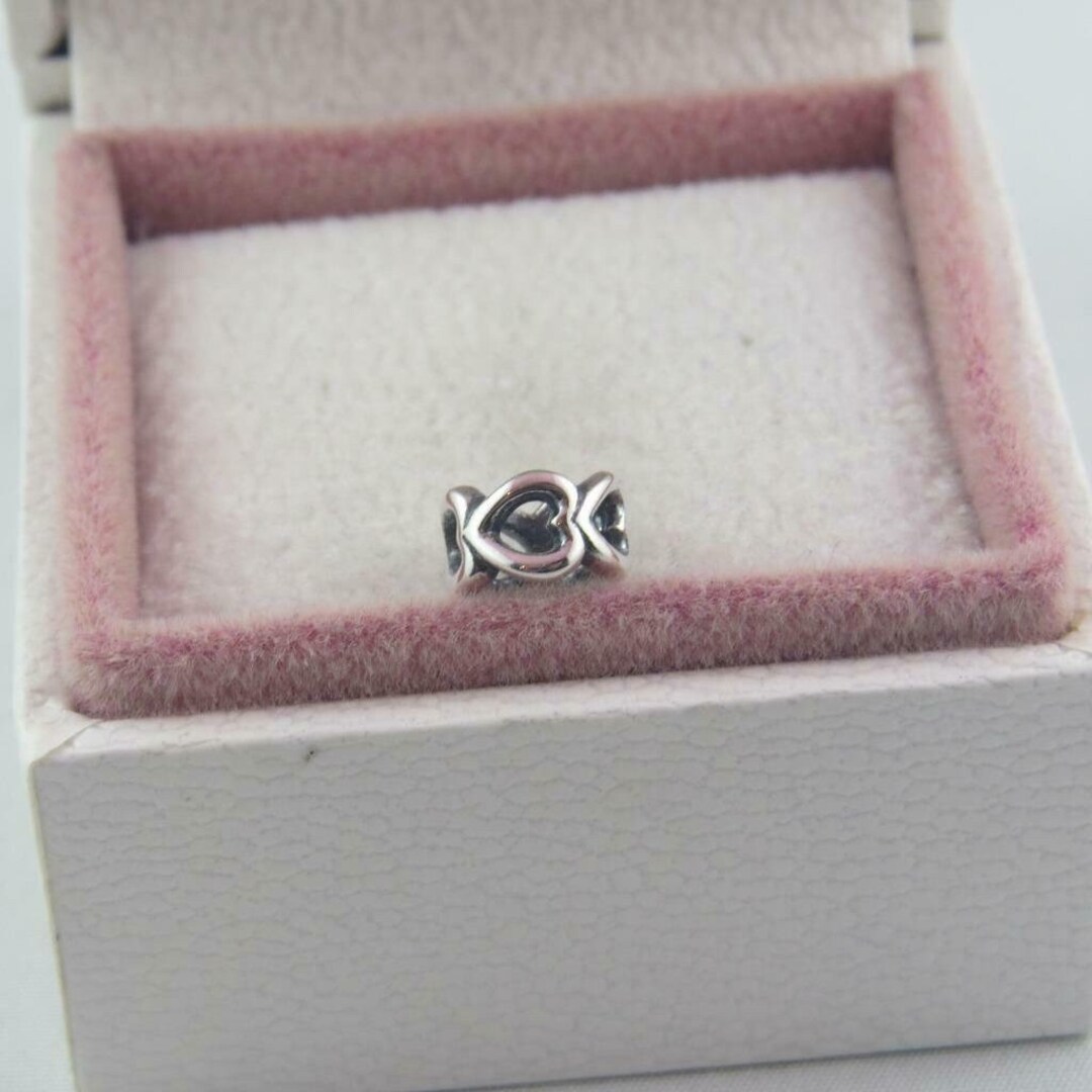 Authentic Pandora Open Heart Spacer Charm – Sterling Silver Love Bead ...