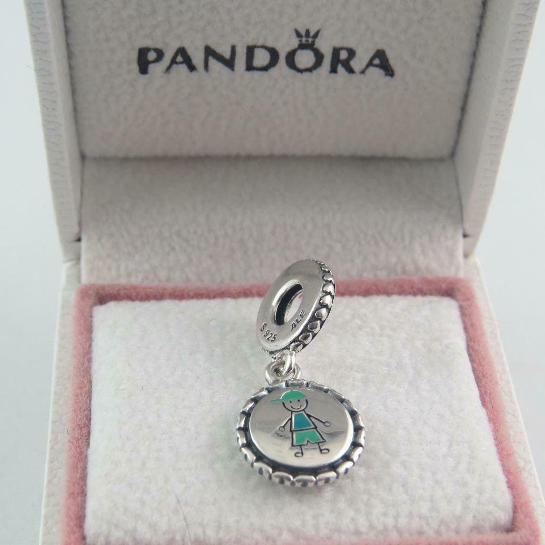 Pandora Boy Charm Boy Stick Figure Charm Family Charm Children Charm ...