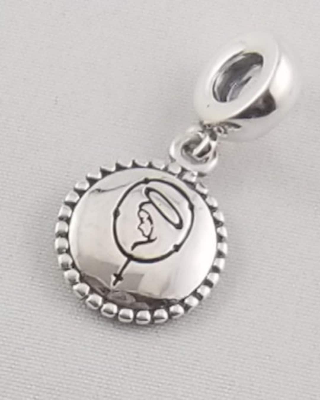 Authentic Pandora Ave Maria Rosary Charm – Sterling Silver Faith Bead ...