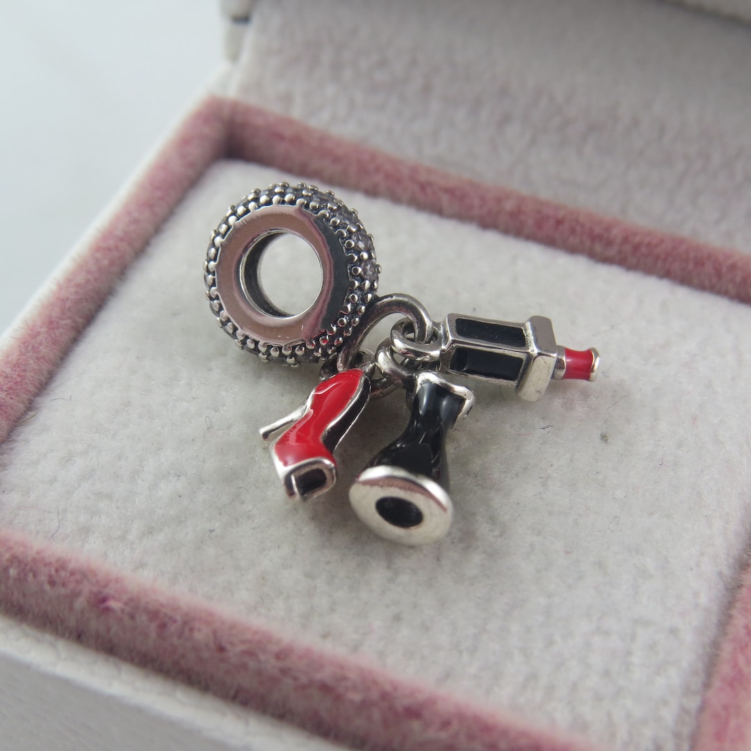 Glamour Trio Charm High Heel Charm Dress Charm Lip Stick Charm Gifts ...