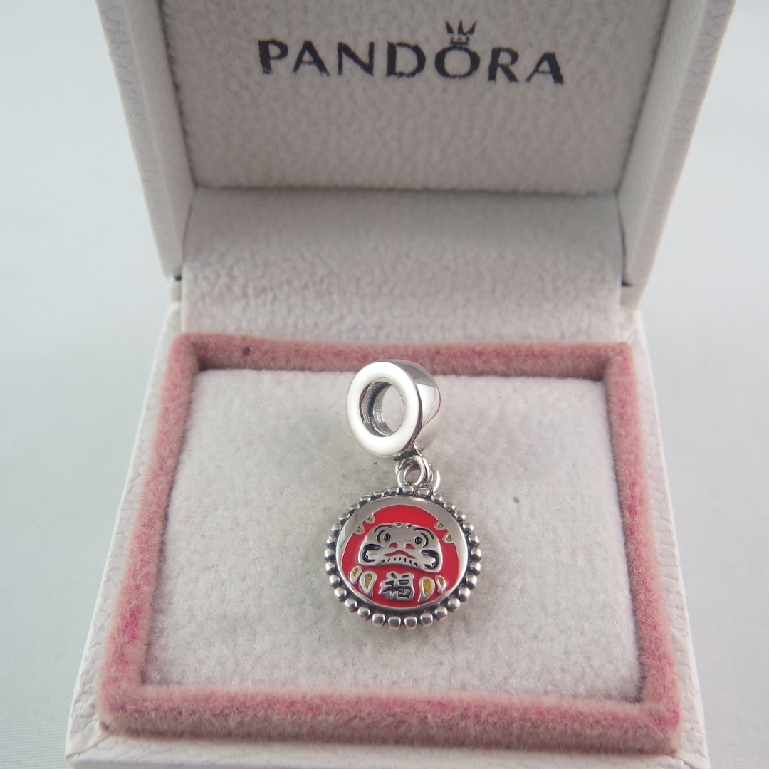 Pandora Red Daruma Doll Charm Japanese Charm Good Luck Charm Good ...