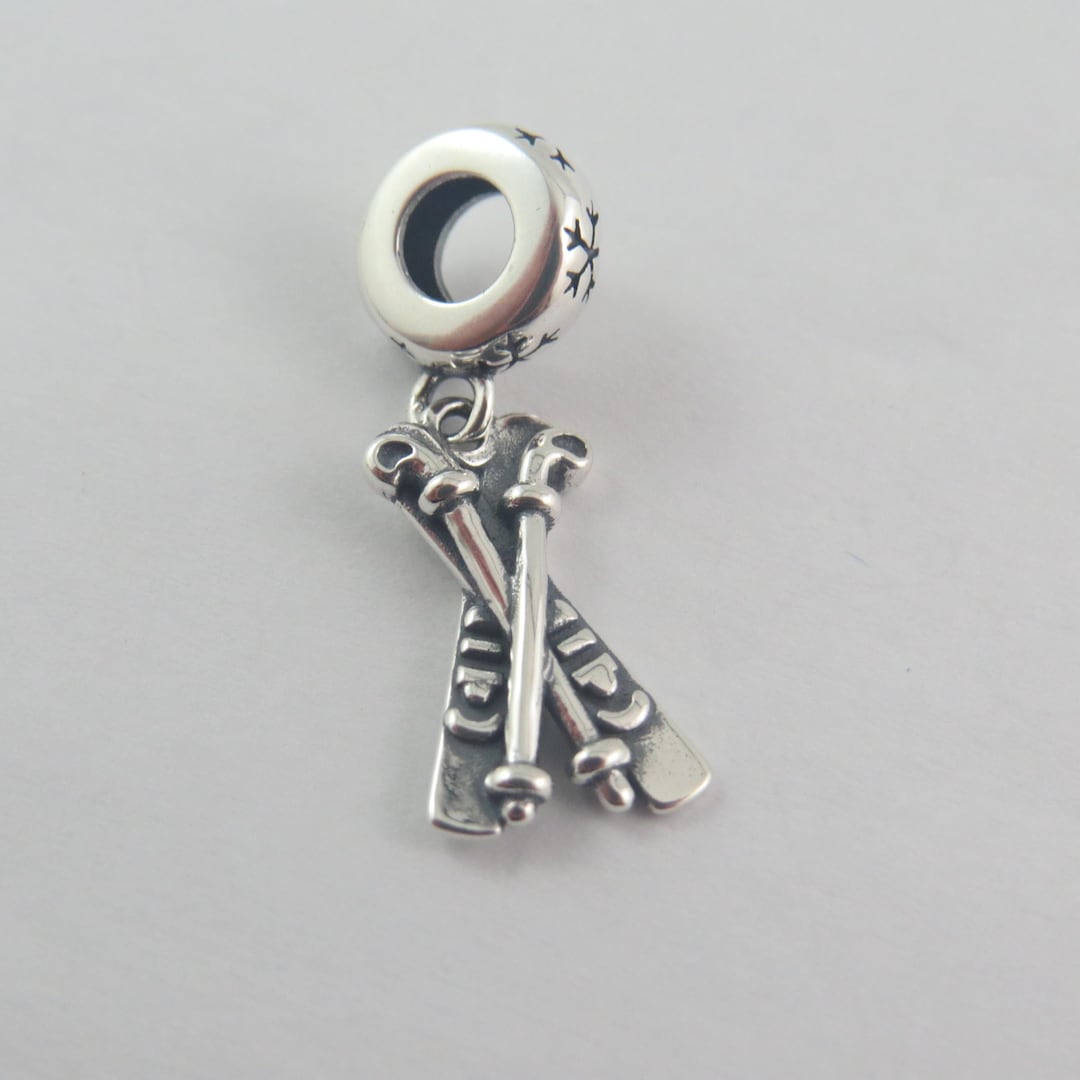 Authentic Pandora Skis Charm – Sterling Silver Winter Sports Bead, Fits ...