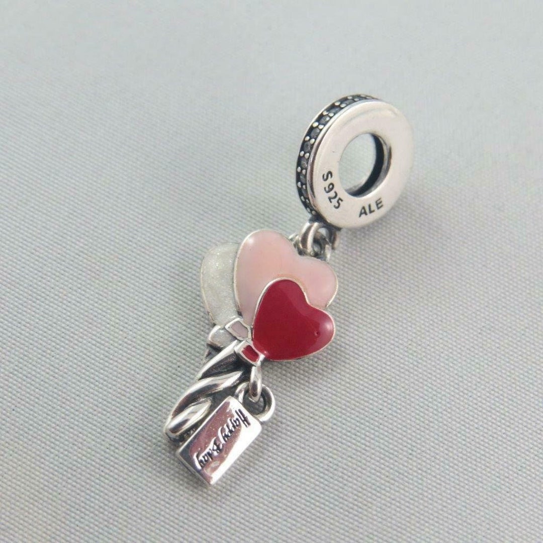 Authentic Pandora Heart Balloon Charm – Sterling Silver Love Bead, Fits ...
