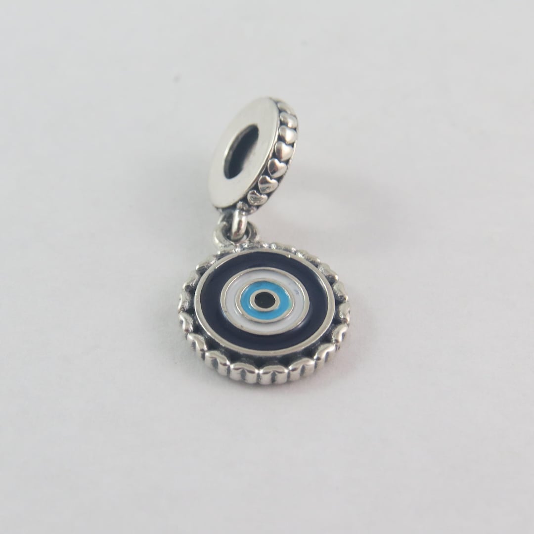 Authentic Pandora Evil Eye Protection Charm – Sterling Silver Good Luck ...