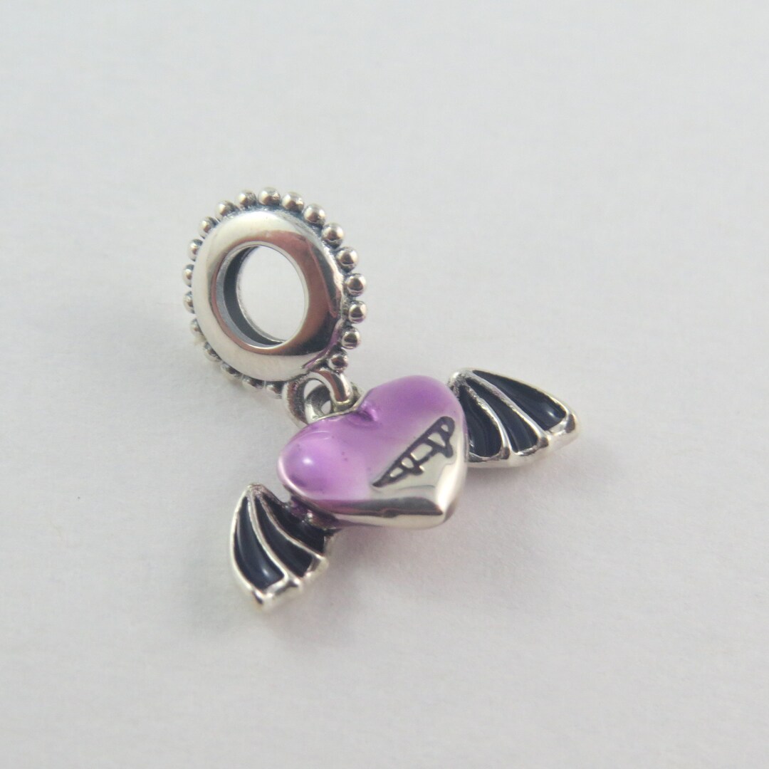 Vampire Charm Vampire Wings Charm Halloween Charm Gifts for - Etsy