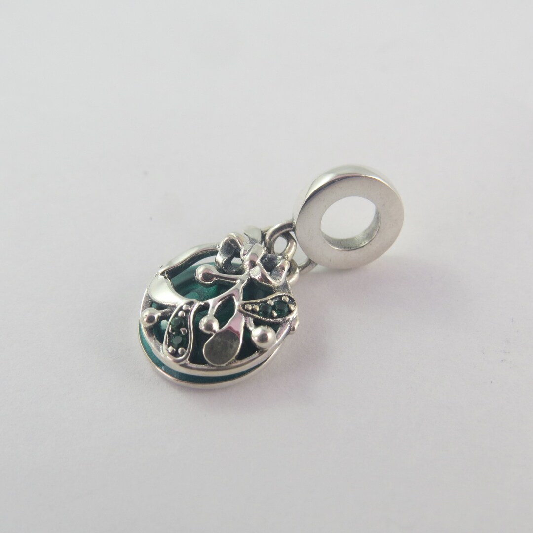 Mistletoe Charm Christmas Mistletoe Charm Holiday Charm Christmas ...