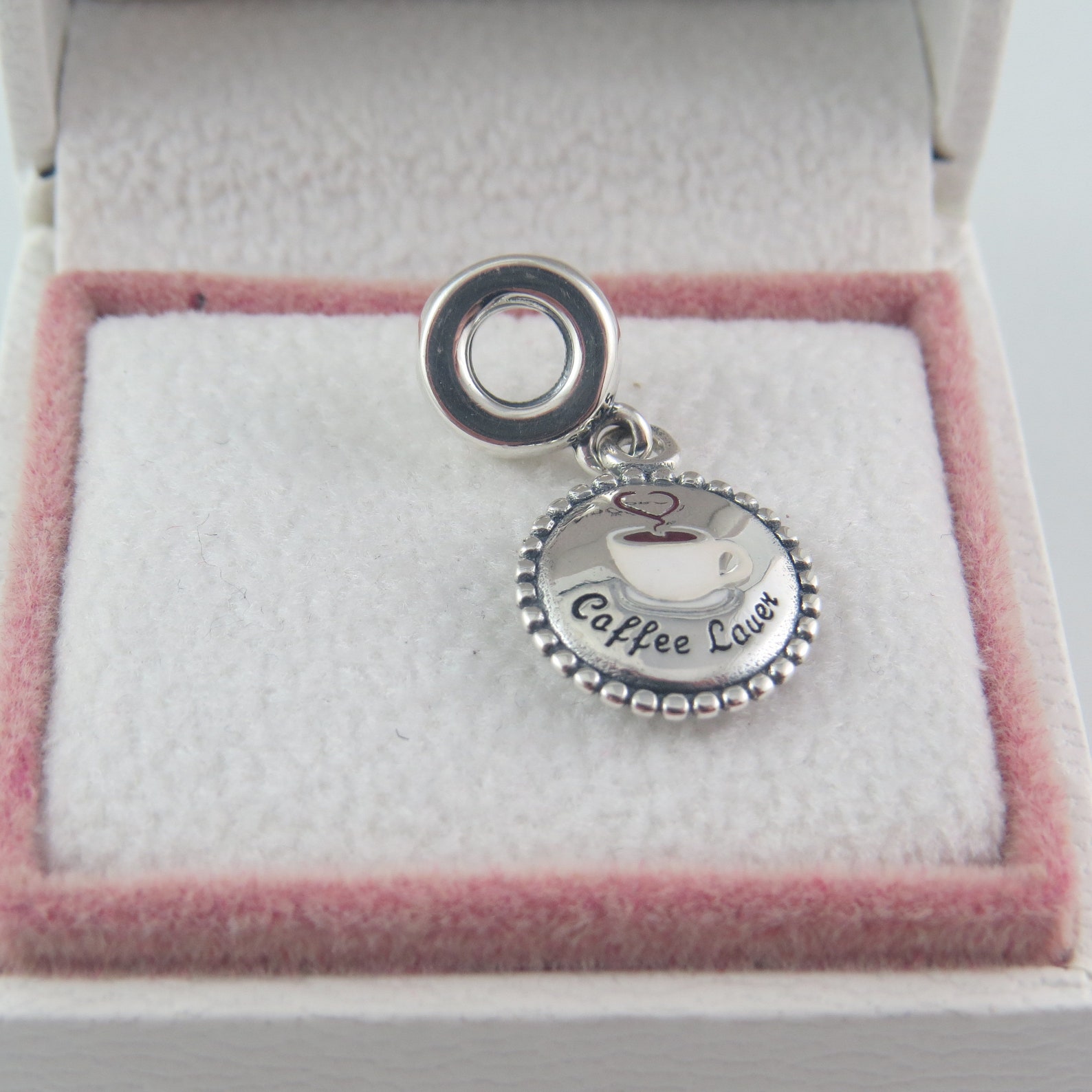 Authentic Pandora Coffee Lover Charm – Sterling Silver Bead, Fits ...