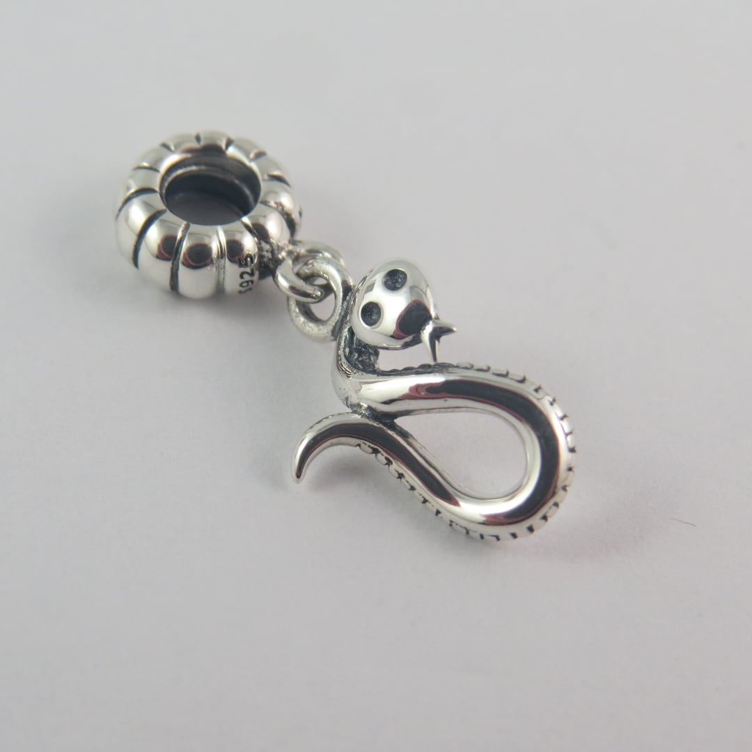 Pandora Snake Charm Zodiac Sign Charm Zodiac Snake Charm Reptile Charm ...