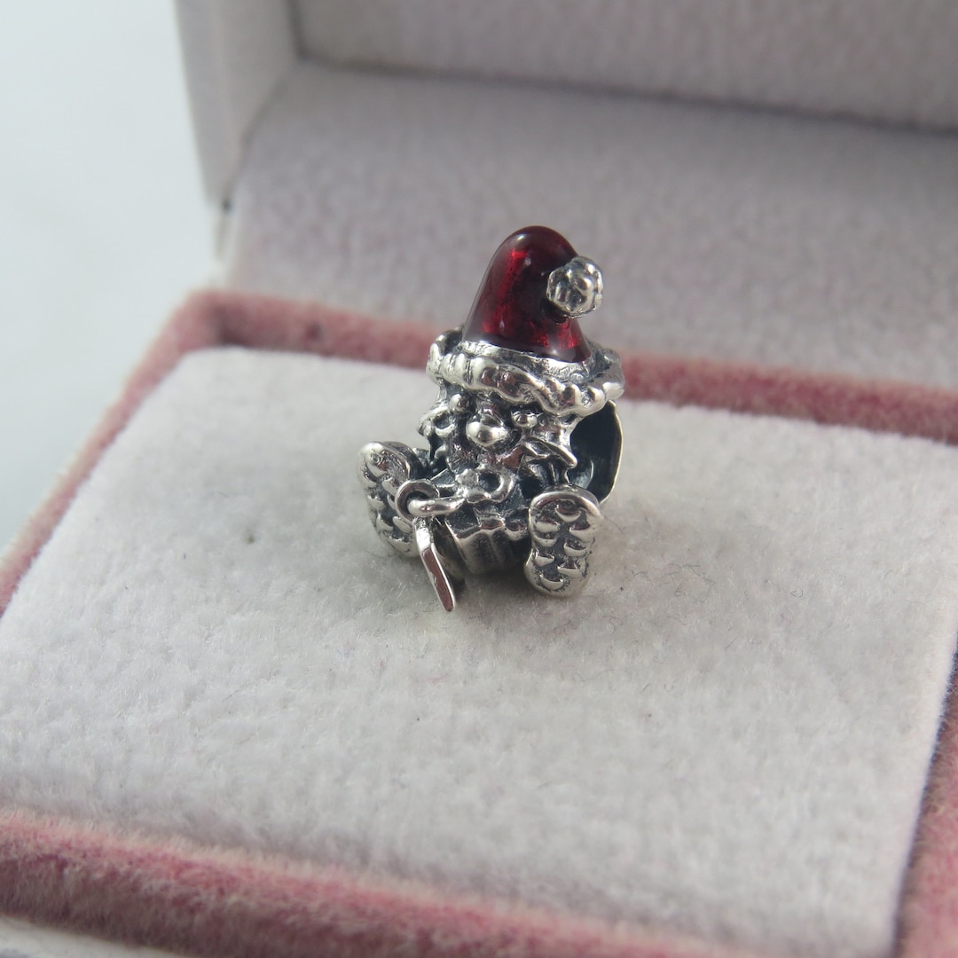 Pandora Santa Charm Santa Claus and Present Charm Christmas Charm ...
