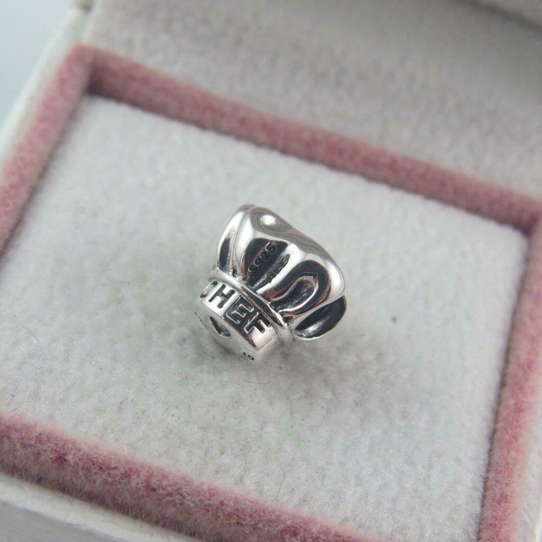 Authentic Pandora Chefs Hat Love Cooking Charm – Sterling Silver Bead ...