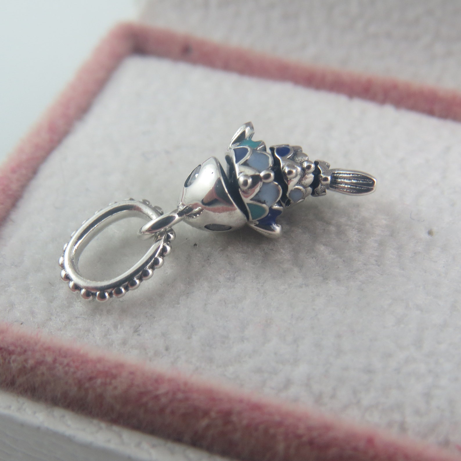 Pandora Blue Scaled Fish Charm G3 | Etsy