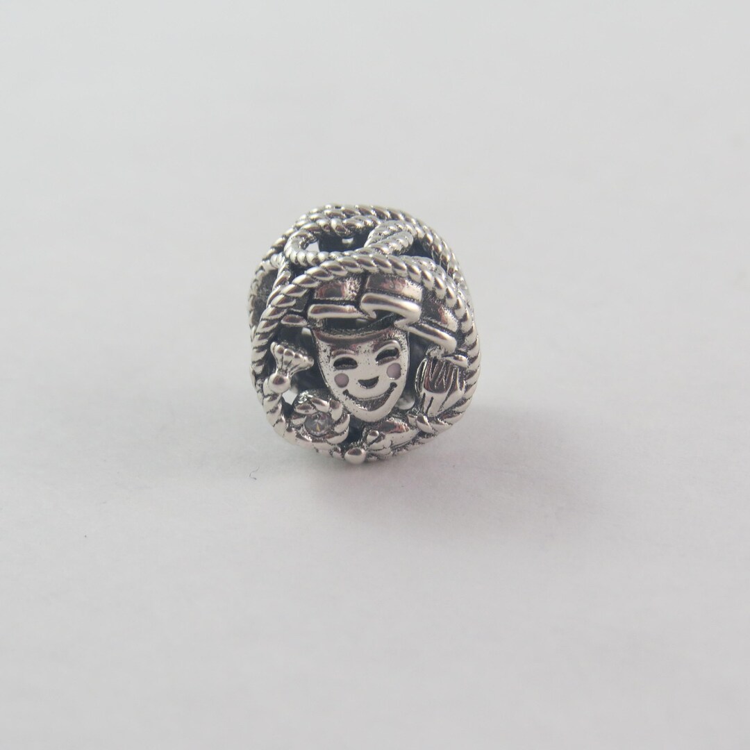 Authentic Pandora Theatre Mask Comedy & Tragedy Drama Charm – Sterling ...