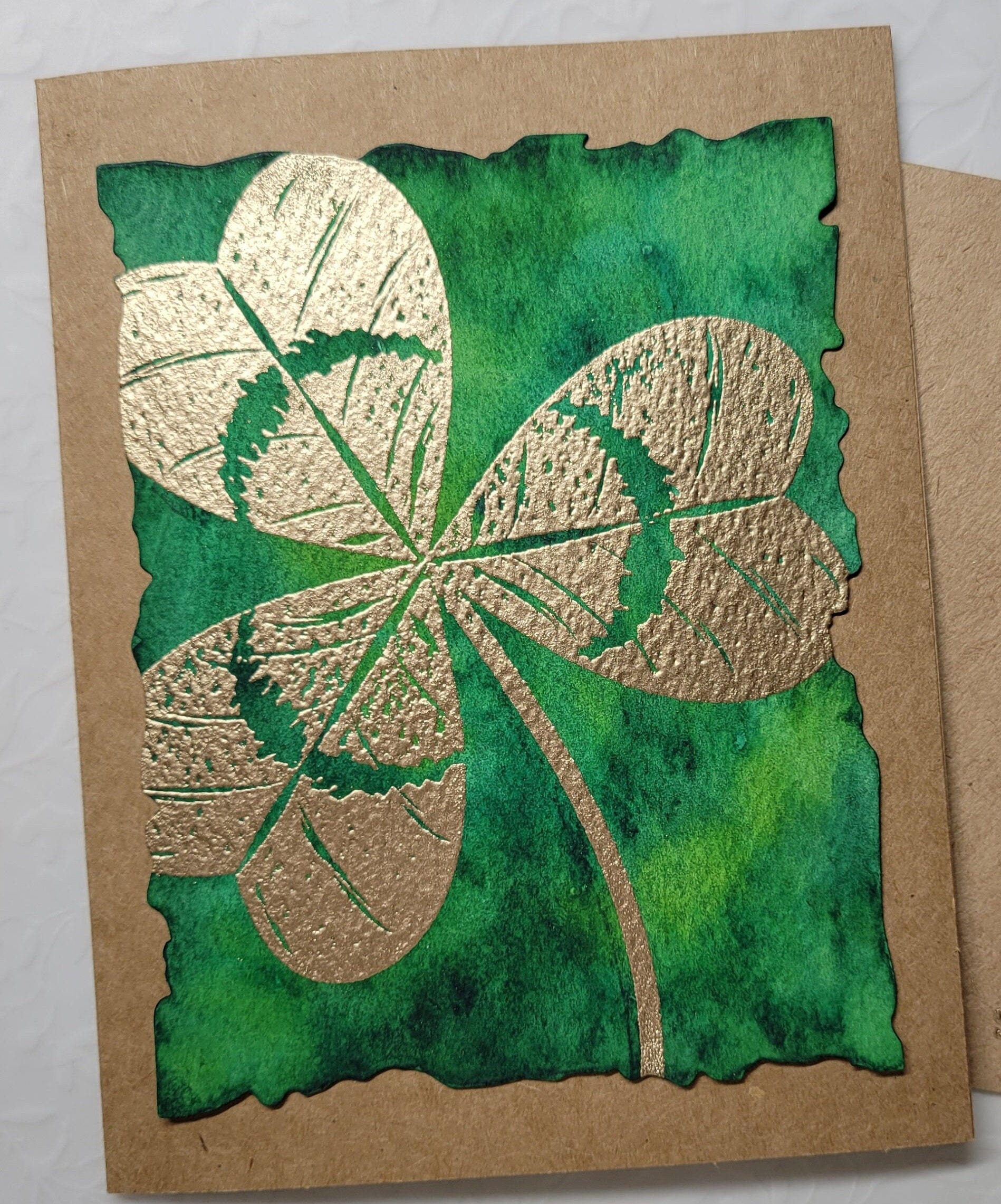 Shamrock Card Happy St Patricks Shamrock Greeting St Patricks Day ...