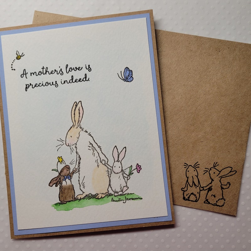 Bunny Card - Etsy