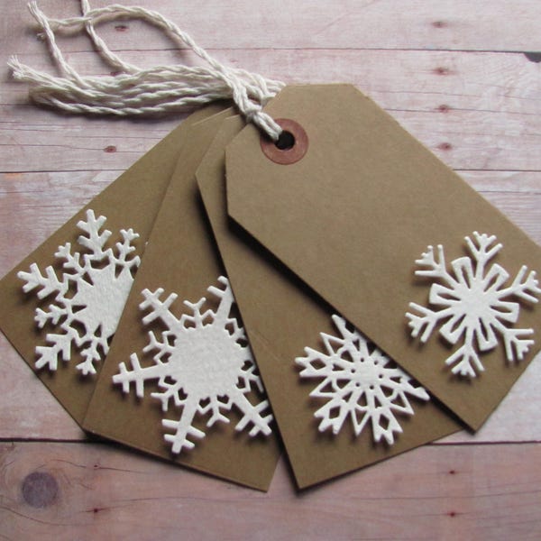 Snowflake Gift Tag - Etsy