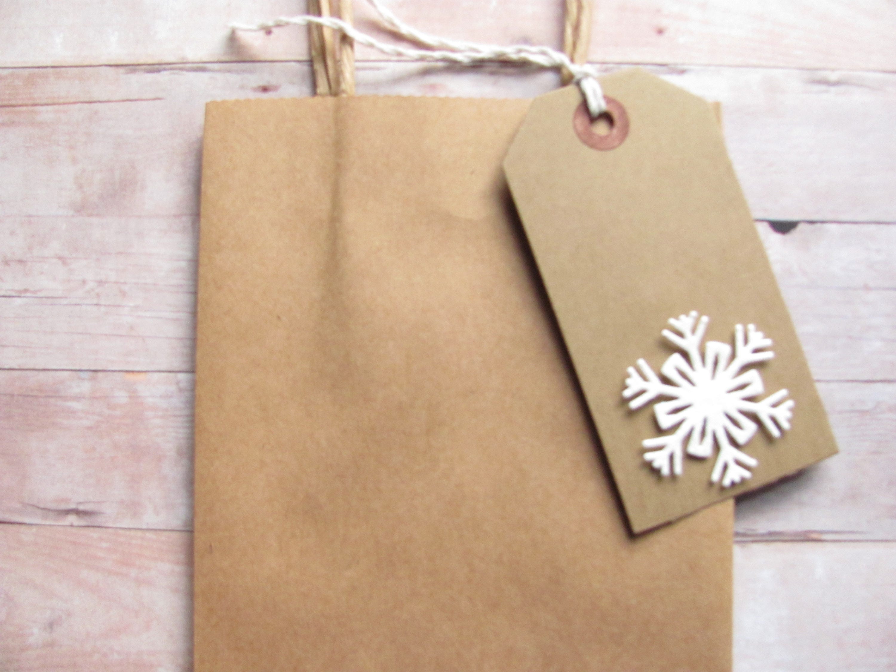 Snowflake Gift Tag Sparkle Snowflake Christmas Tag Snowflake Favor Tag ...