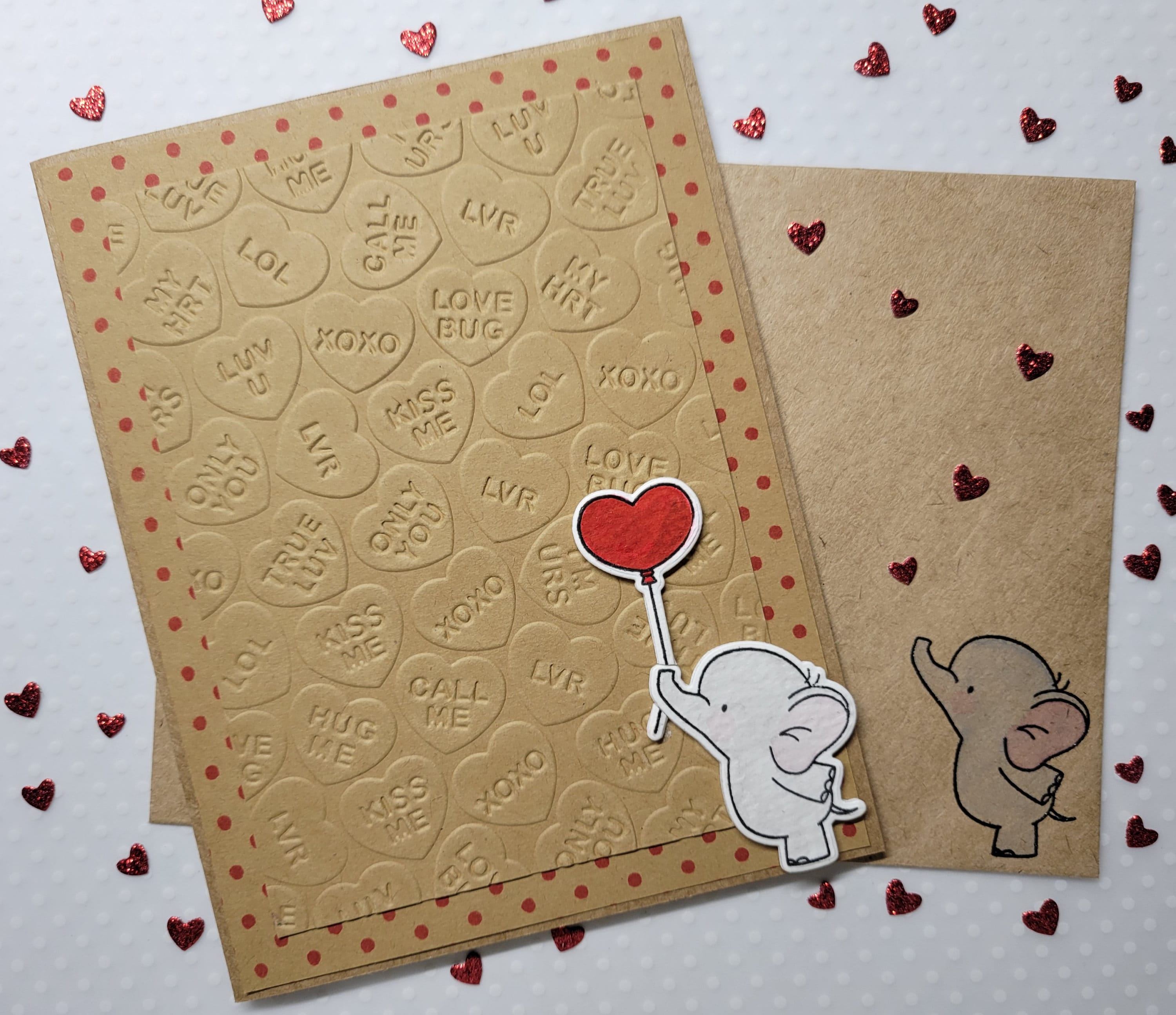 Valentines Cards Paper & Party Supplies Elephant Valentine Cute ...