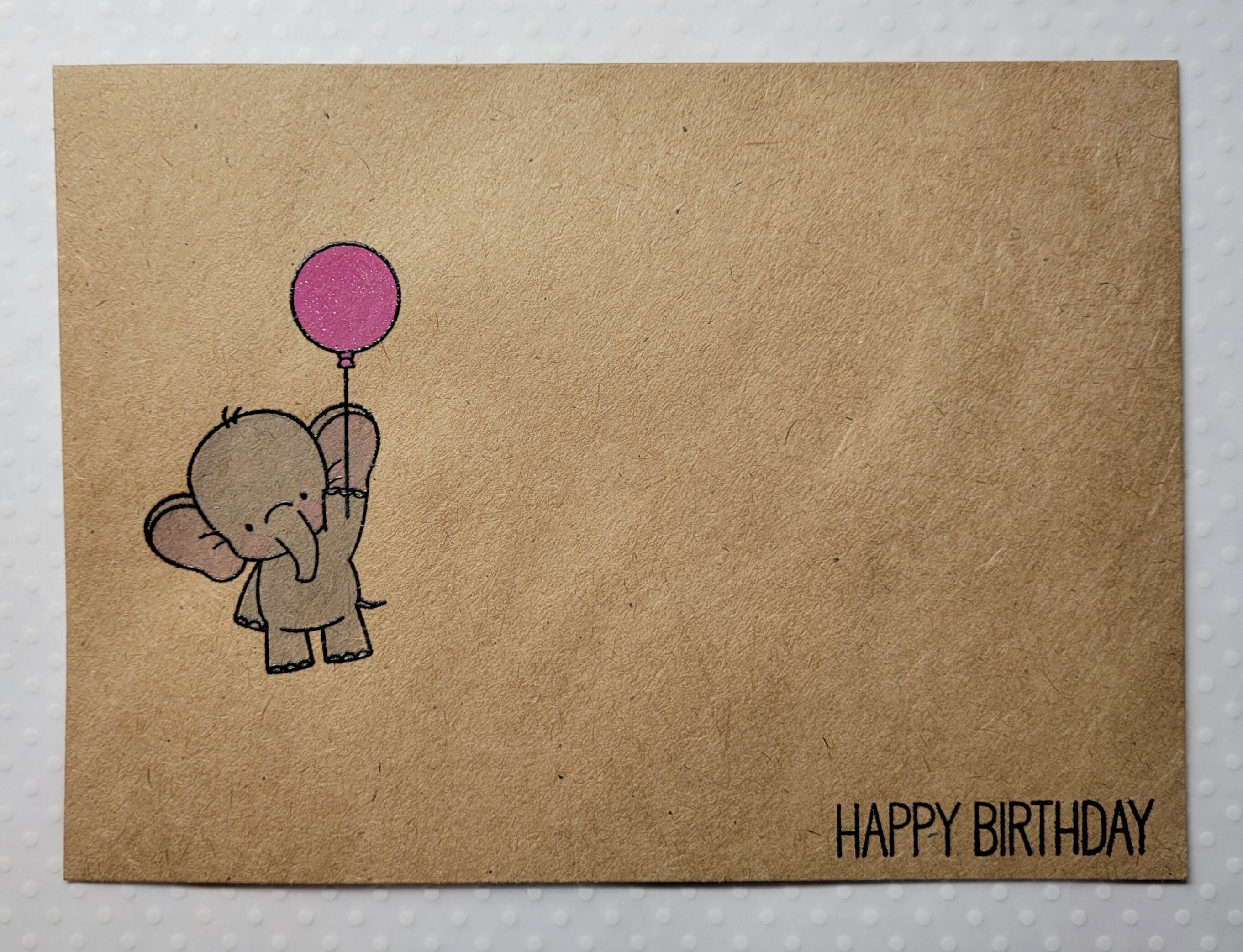 Elephant Birthday Cute Elephant Card Baby Elephant Card Elephant and ...