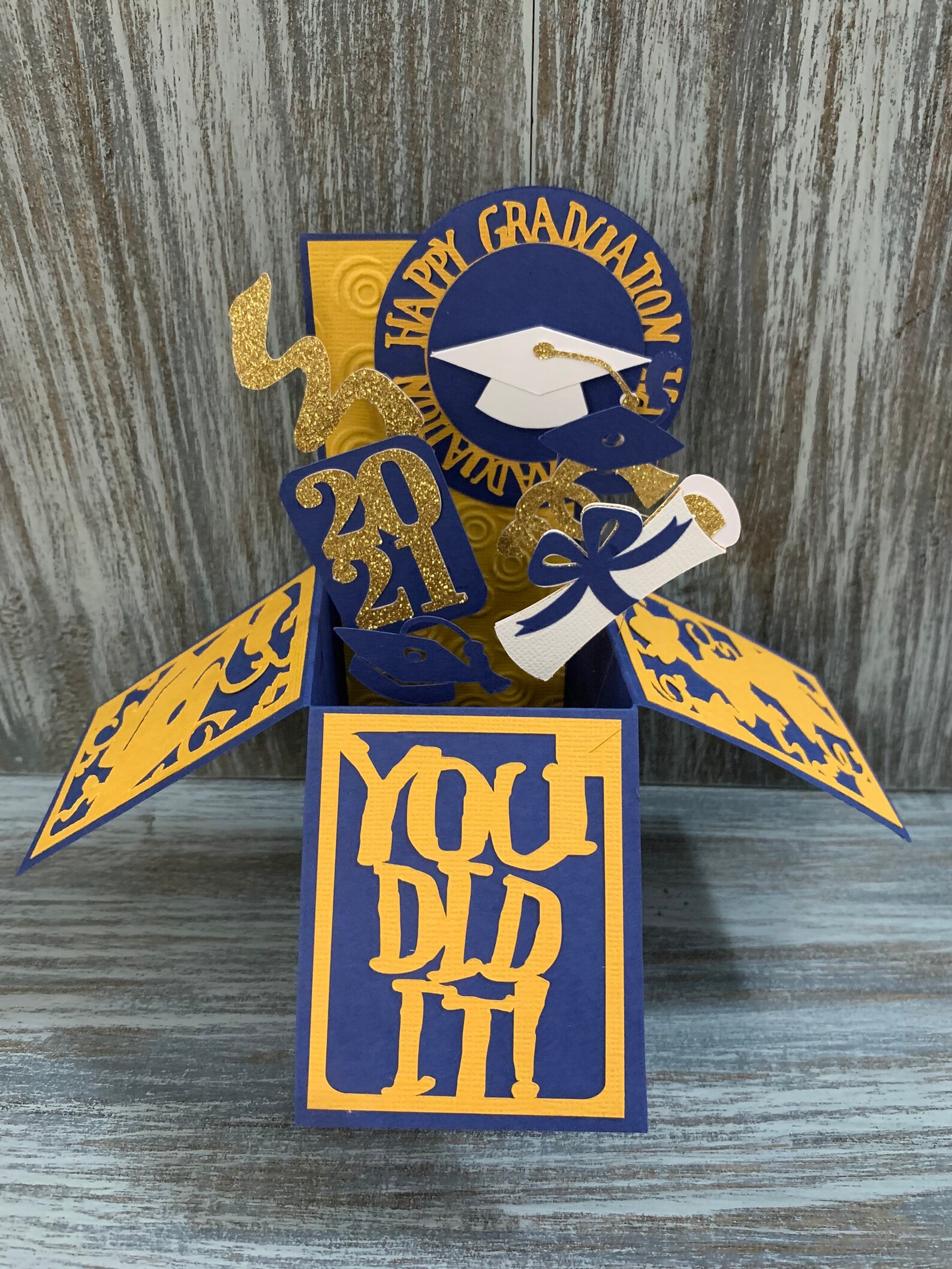 2023 3 D College High School Graduation Card Shown With Etsy 2023 3 D College High School Graduation Card Shown With Etsy