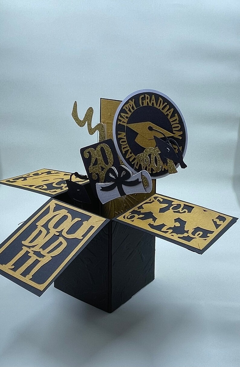 2026, 3-D College / High School, Graduation Card, Shown With Giftcard ...