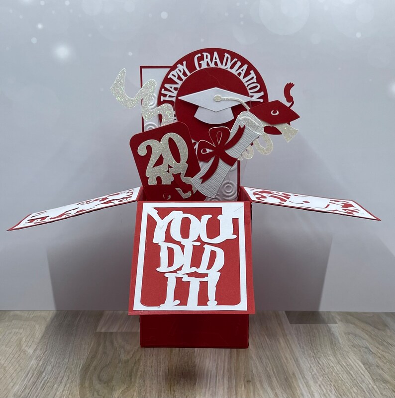 2026, 3-D College / High School, Graduation Card, Shown With Giftcard ...