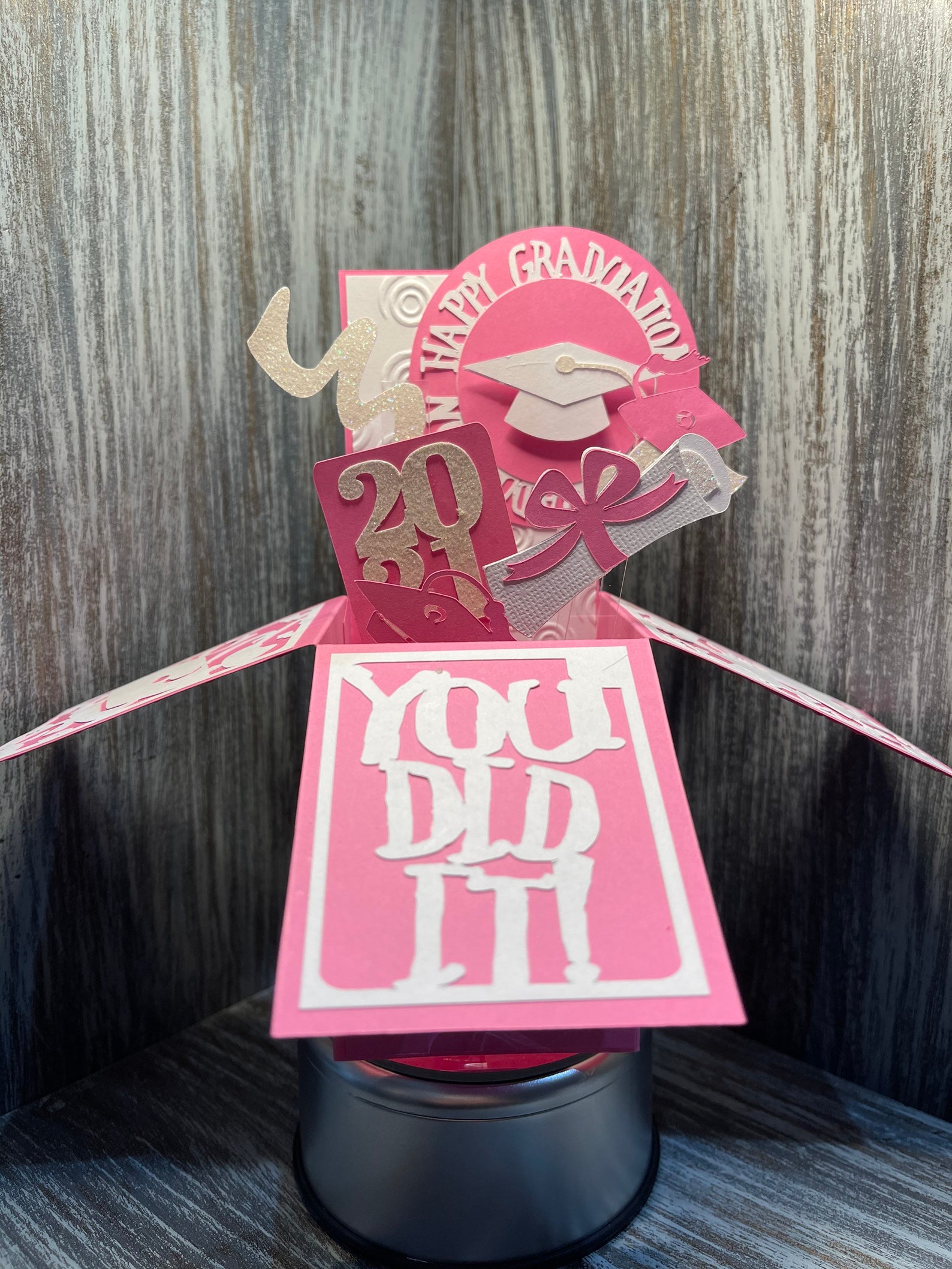 2021 3 D College High School Graduation Card Giftcard Etsy 2021 3 D College High School Graduation Card Giftcard Etsy