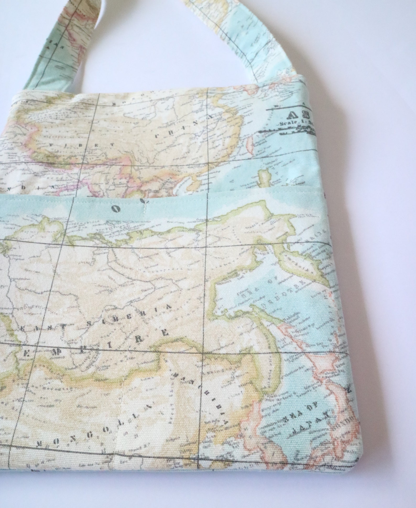 Crossbody Bag World Map, Geography Shoulder Bag, Festival Ladies Bag ...
