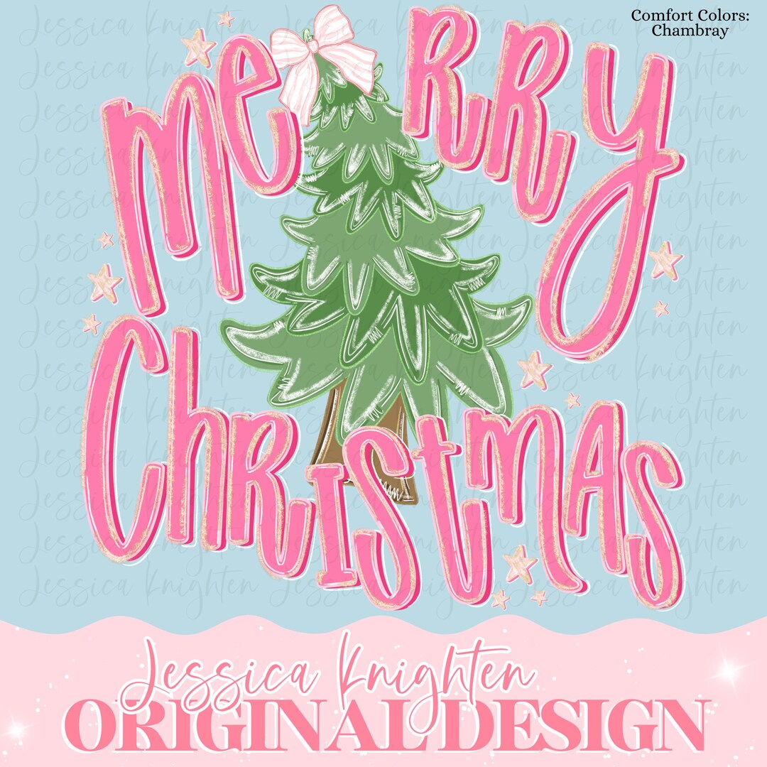 Whimsy Preppy Christmas PNG Hand Drawn 300 DPI Trendy Holidays Ho Ho Ho ...