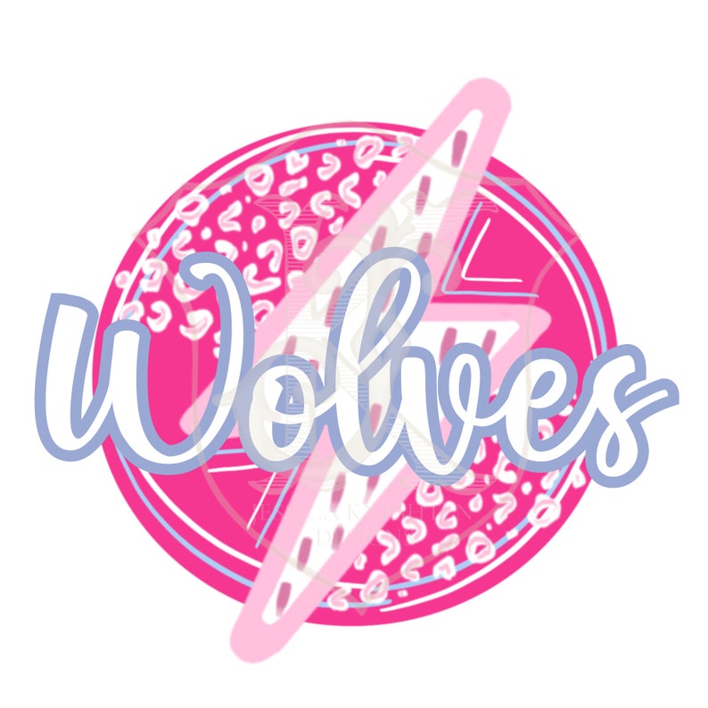 Preppy Wolves PNG - Transparent - Digital Design - Football - Pink ...