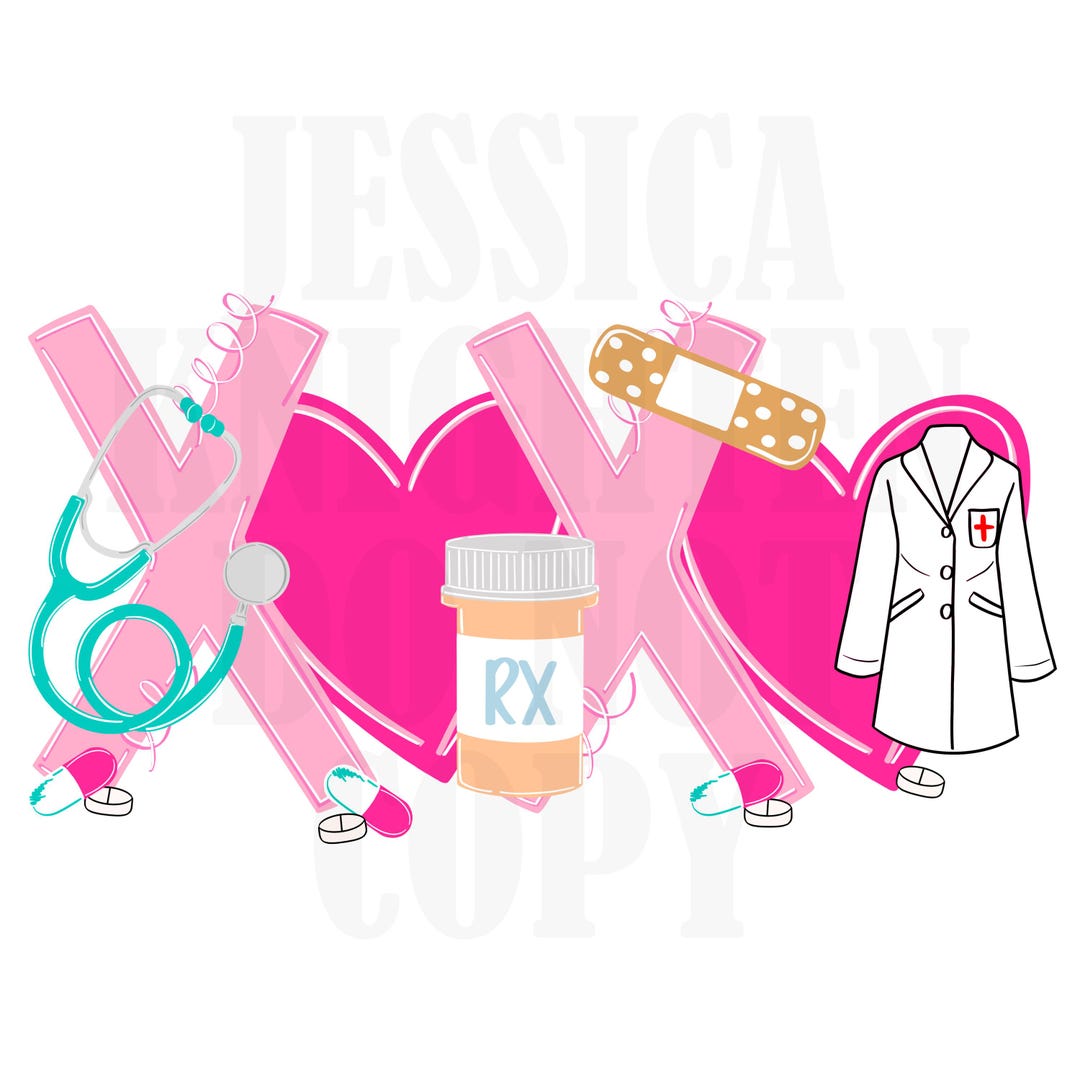 Doctor Digital Lips Preppy Valentines PNG Pink XOXO Love Transparent ...