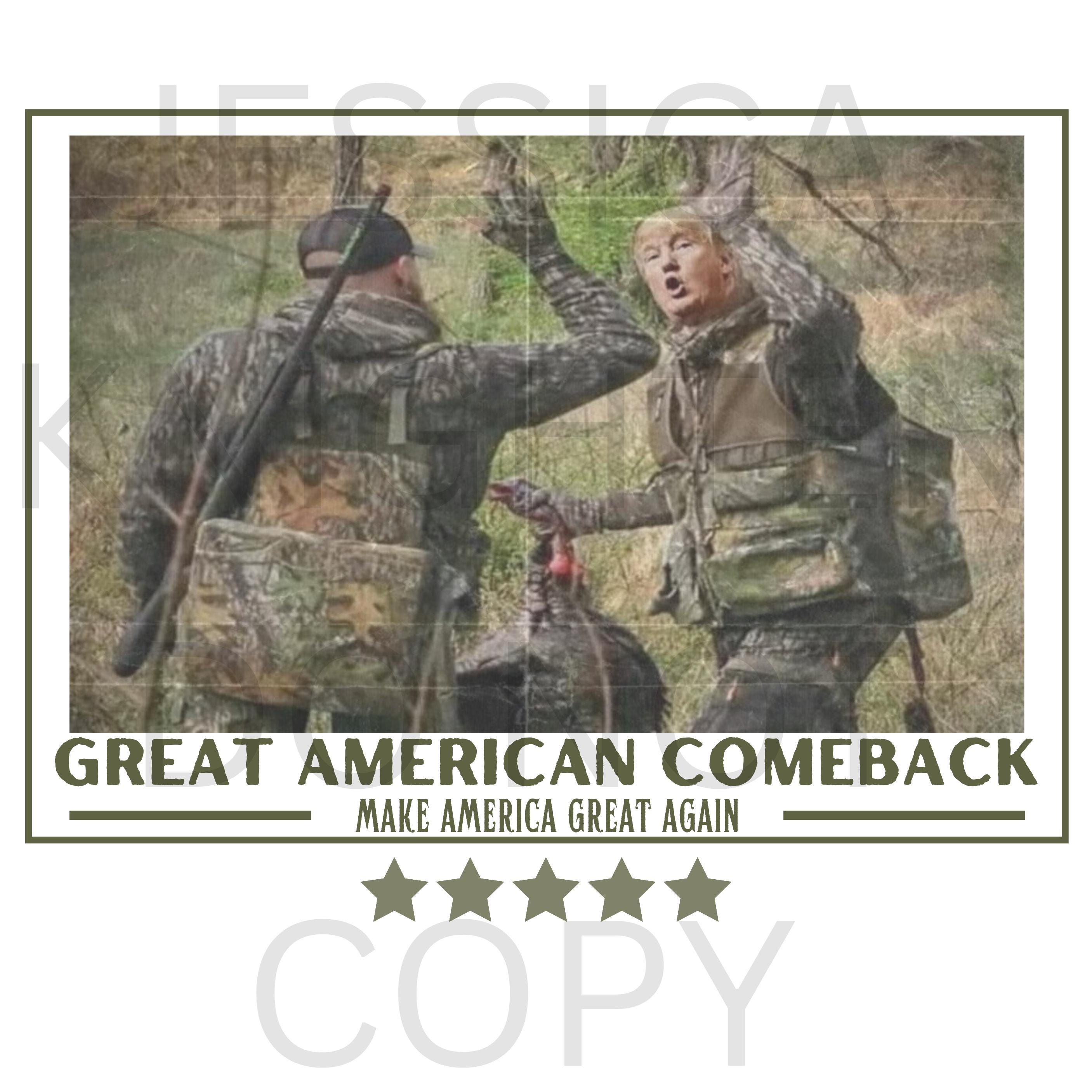 President Trump 2024 Design Turkey Hunter MAGA We Won Again Vance ...