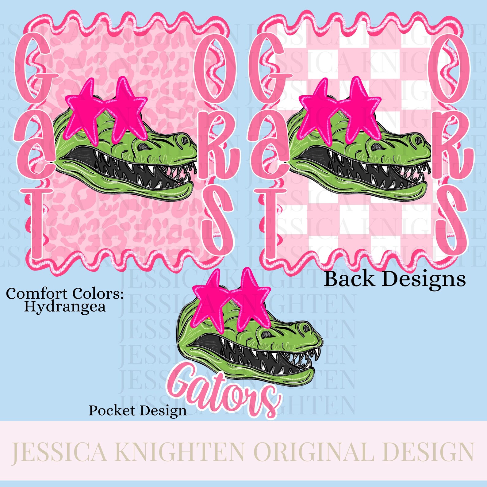 Gators Preppy Team PNG Transparent Digital Design Football Pink Trendy ...